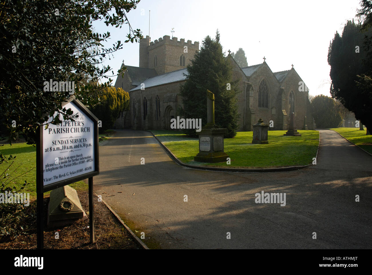 St Peters Church, Bromyard, Herefordshire Stock Photo - Alamy