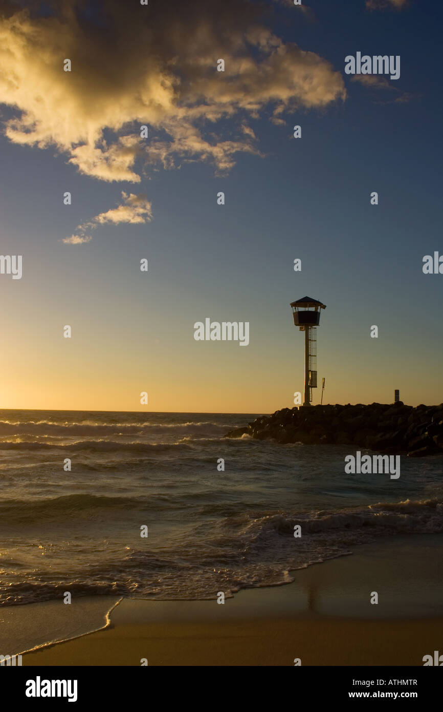 Golden clouds and sunset at Perth Stock Photo - Alamy