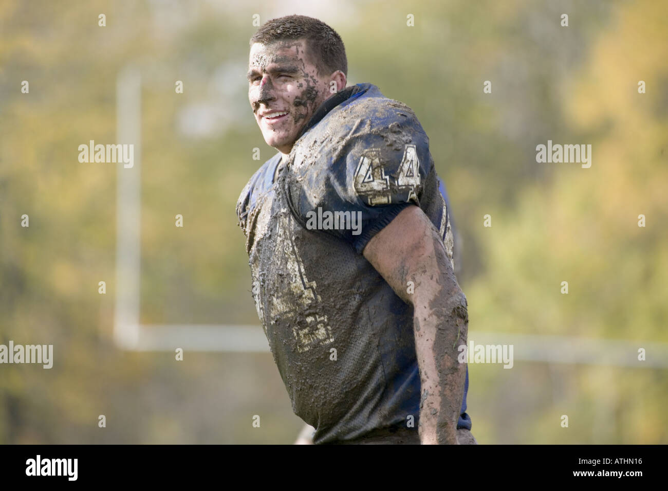 Muddy football field hi-res stock photography and images - Alamy