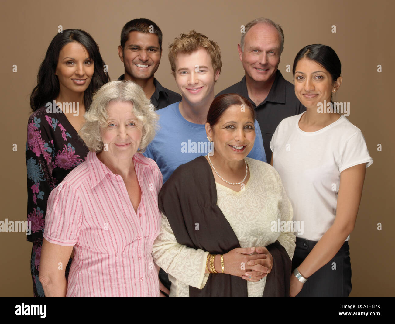 Indian group older hi-res stock photography and images - Alamy
