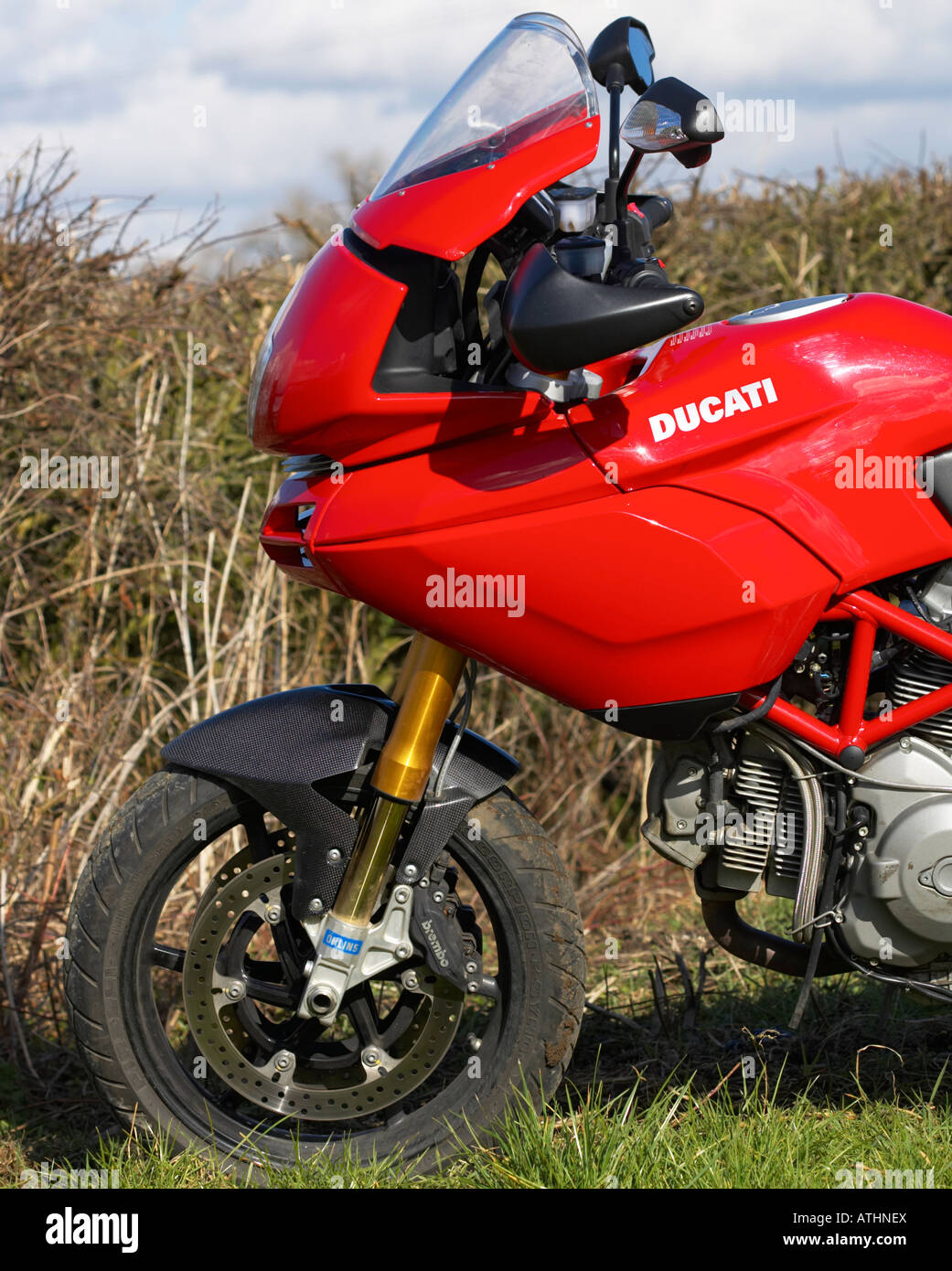 Ducati multistrada motorcycle Stock Photo - Alamy