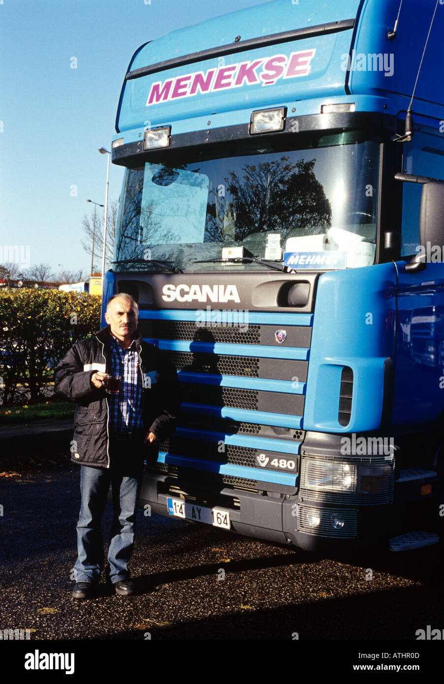 Long distance lorry driver hi-res stock photography and images - Alamy