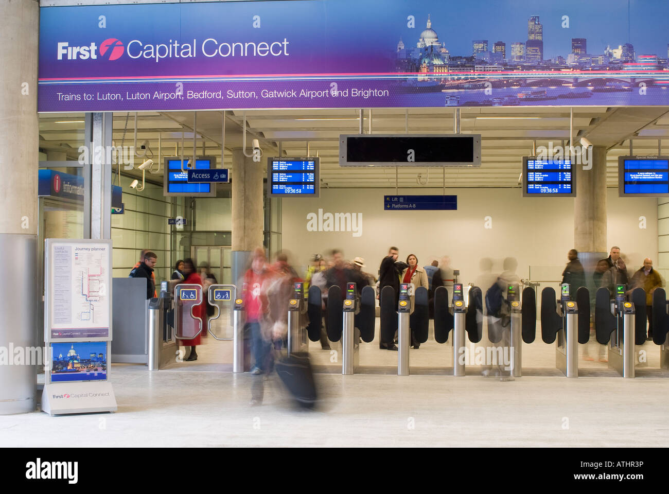 First Capital Connect Passengers High Resolution Stock Photography and ...