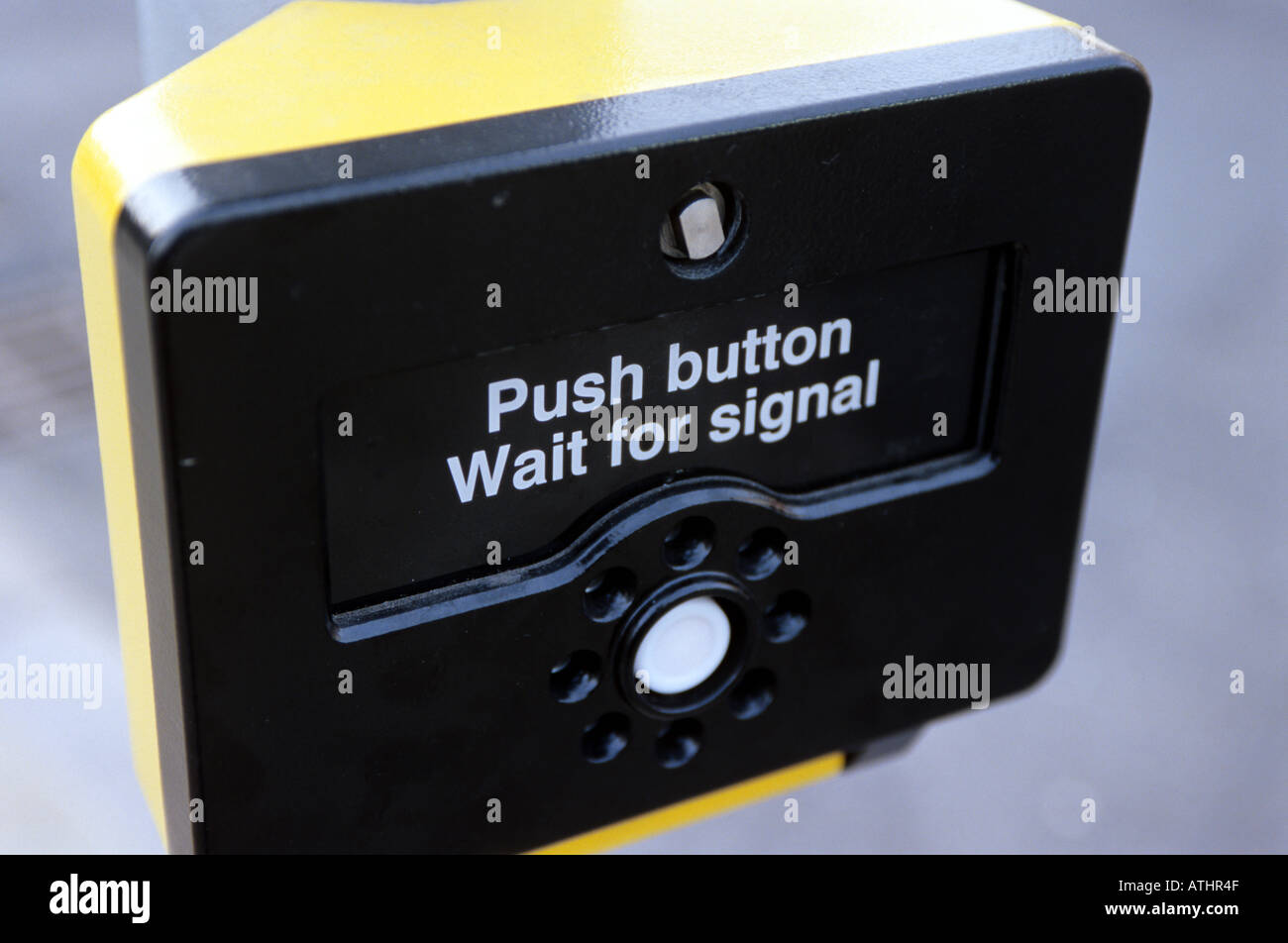 Pedestrian Crossing Signal Control Box Stock Photo - Alamy
