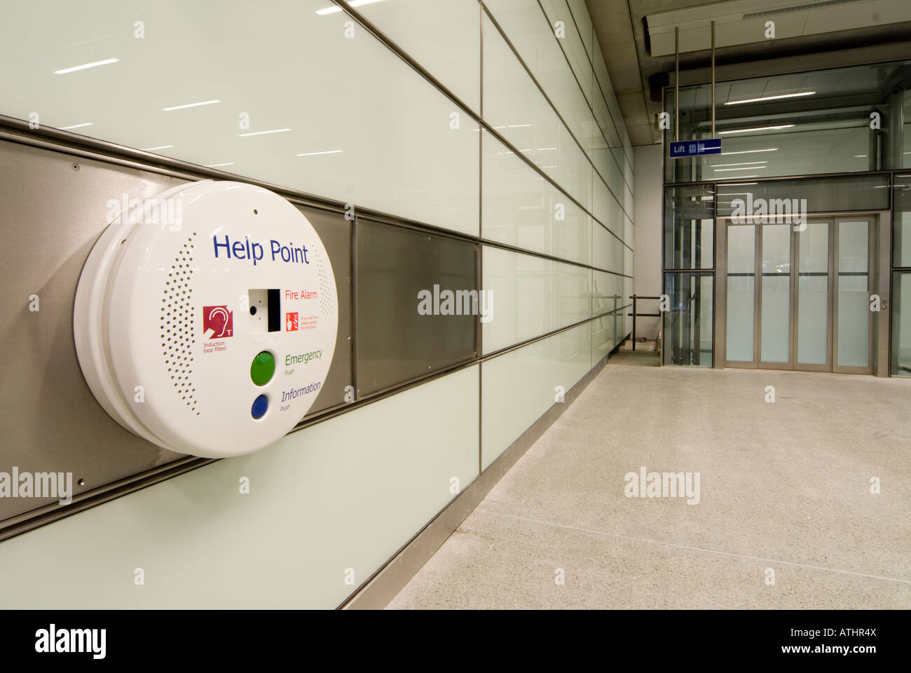 help point at st pancras railway station london england Stock Photo - Alamy
