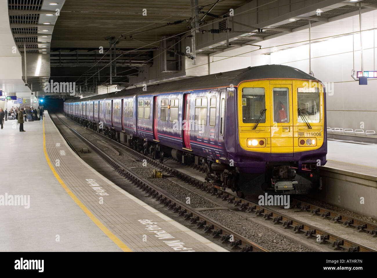 First capital connect train platform england hi-res stock photography ...