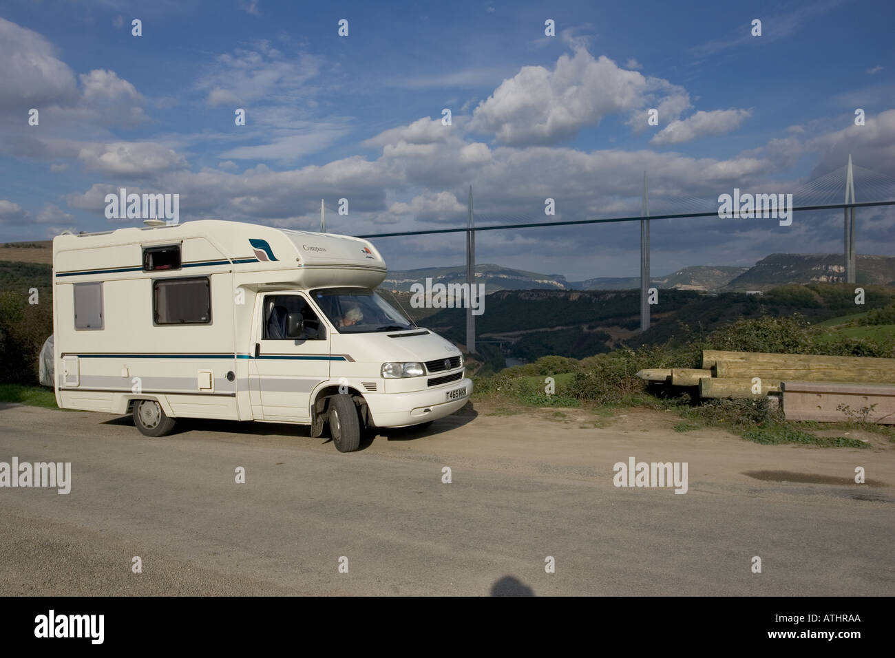 Calypso motor caravan millau viaduct hi-res stock photography and ...