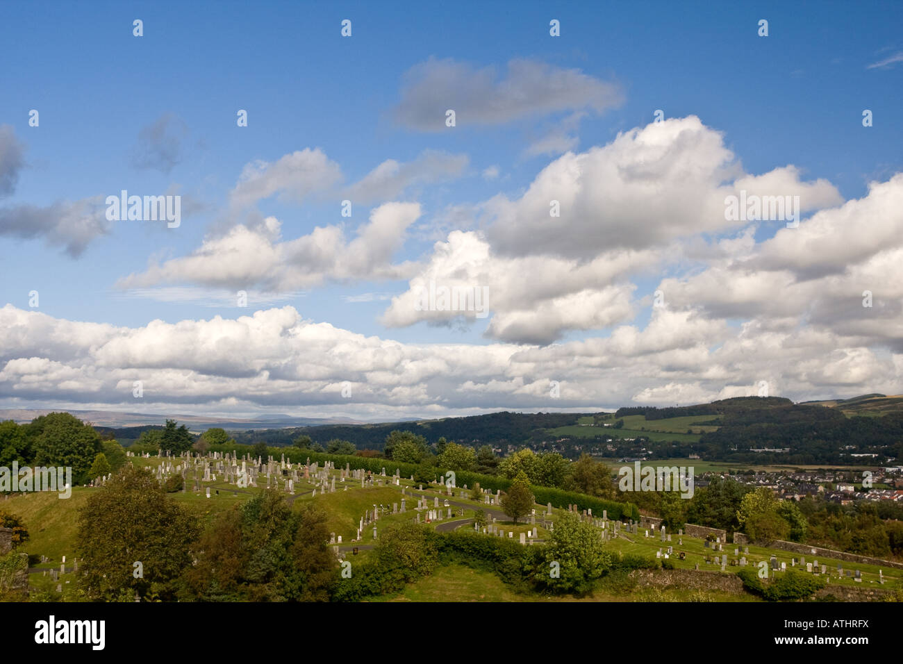 Stirling castle old town cemetery hi-res stock photography and images ...