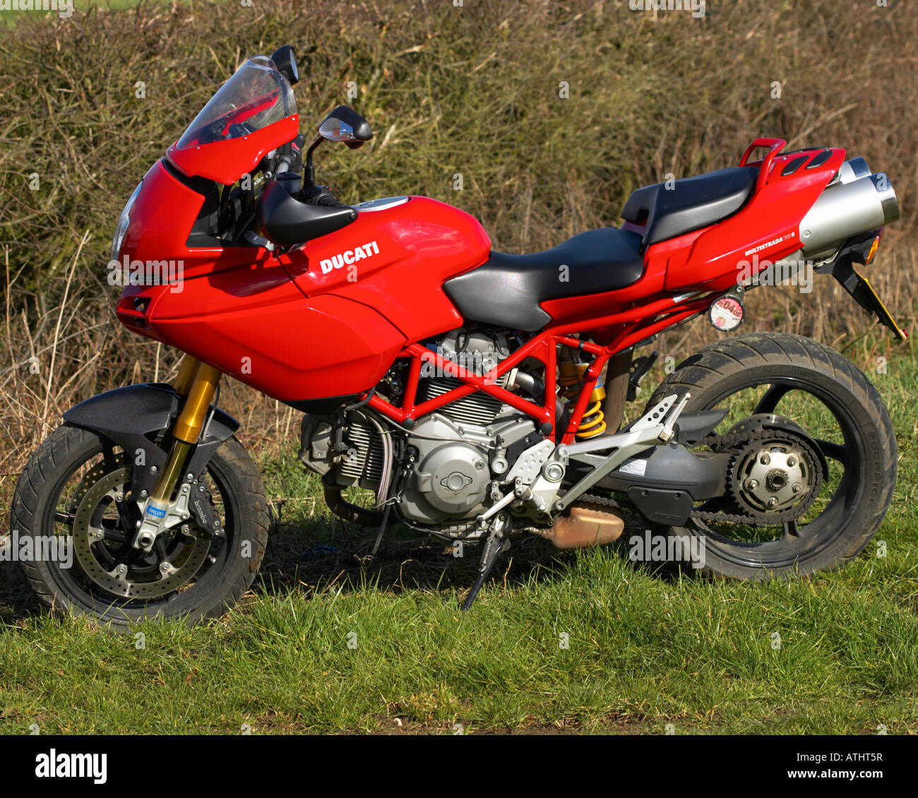 Ducati multistrada motorcycle Stock Photo - Alamy