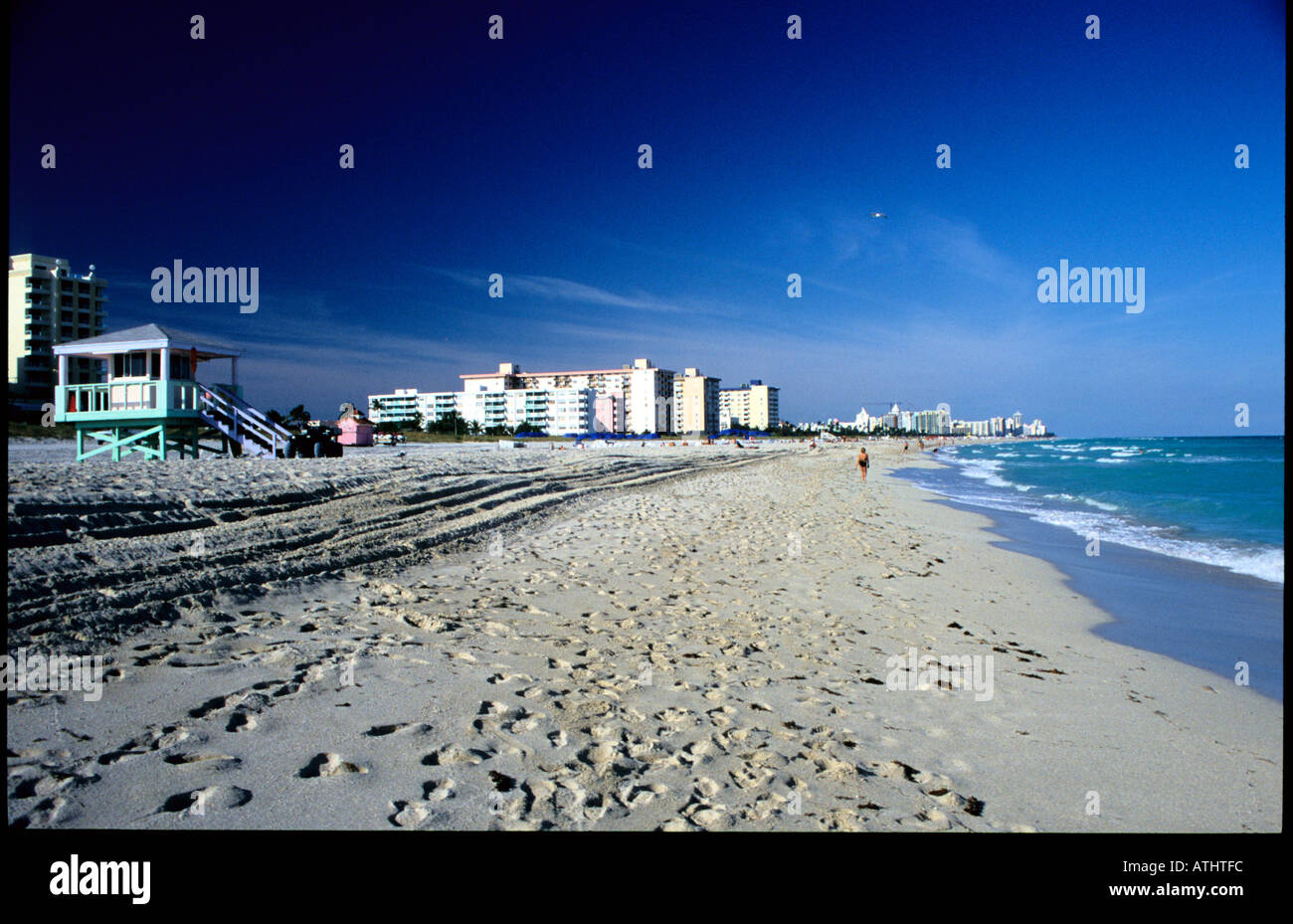 Miami Beach, sands of Miami, South Beach Miami Stock Photo - Alamy