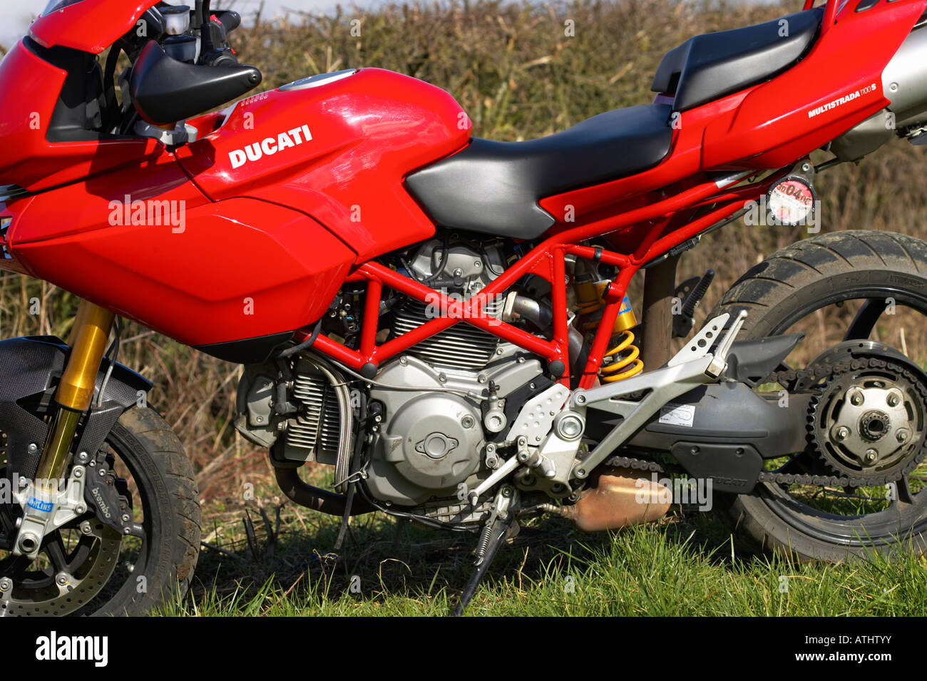 Ducati multistrada motorcycle Stock Photo - Alamy