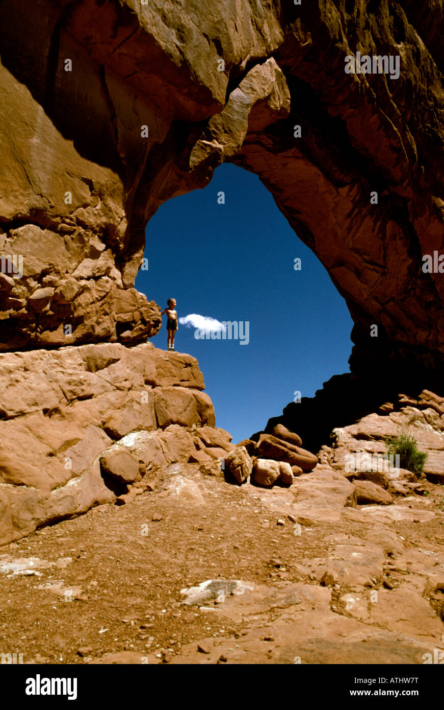 UT Utah Arches National Park South Window Arch model released geologic ...