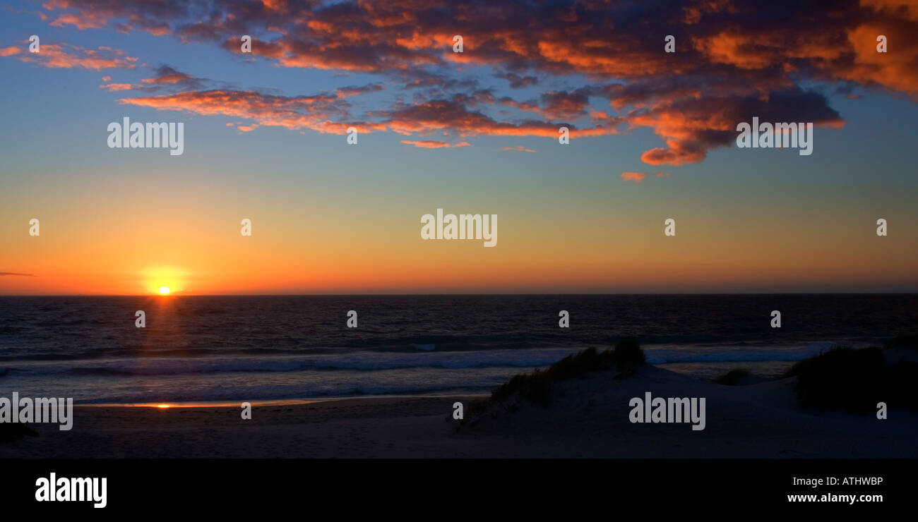 Red clouds and sunset at Perth Stock Photo - Alamy