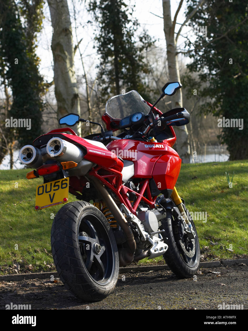 Ducati multistrada motorcycle Stock Photo - Alamy