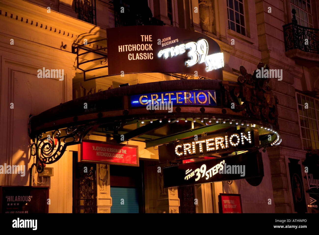 The 39 Steps at the Criterion Theatre at Piccadily Circus in London ...