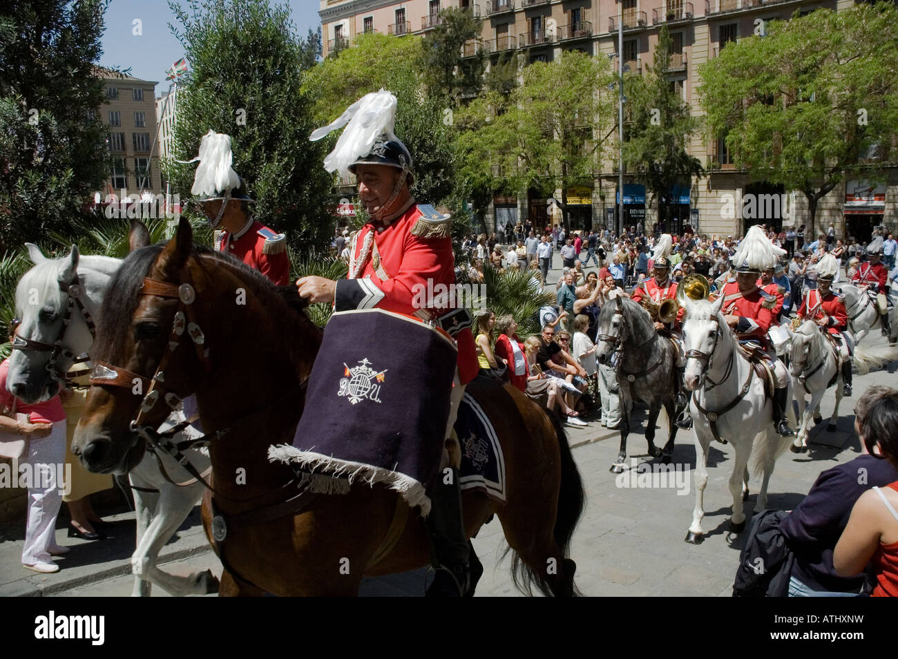 Andalusian folklorical festival in Barcelona Stock Photo - Alamy