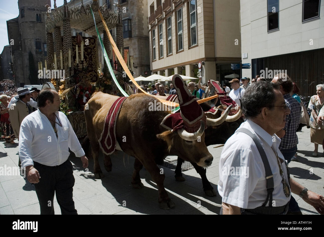 Andalusian folklorical festival in Barcelona Stock Photo - Alamy