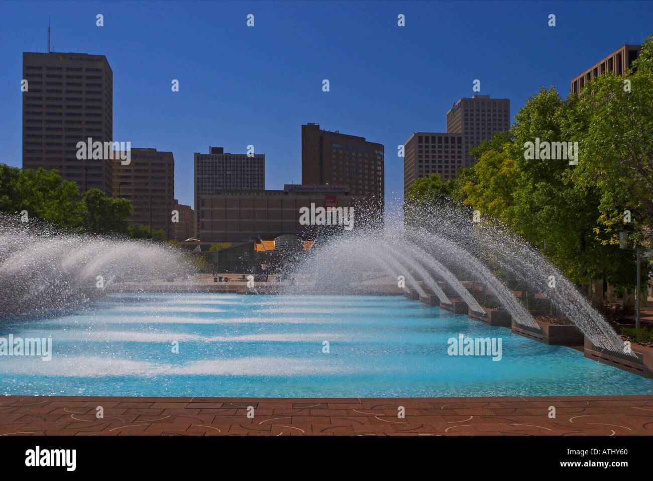 Edmonton city hall square-AB Canada Stock Photo - Alamy
