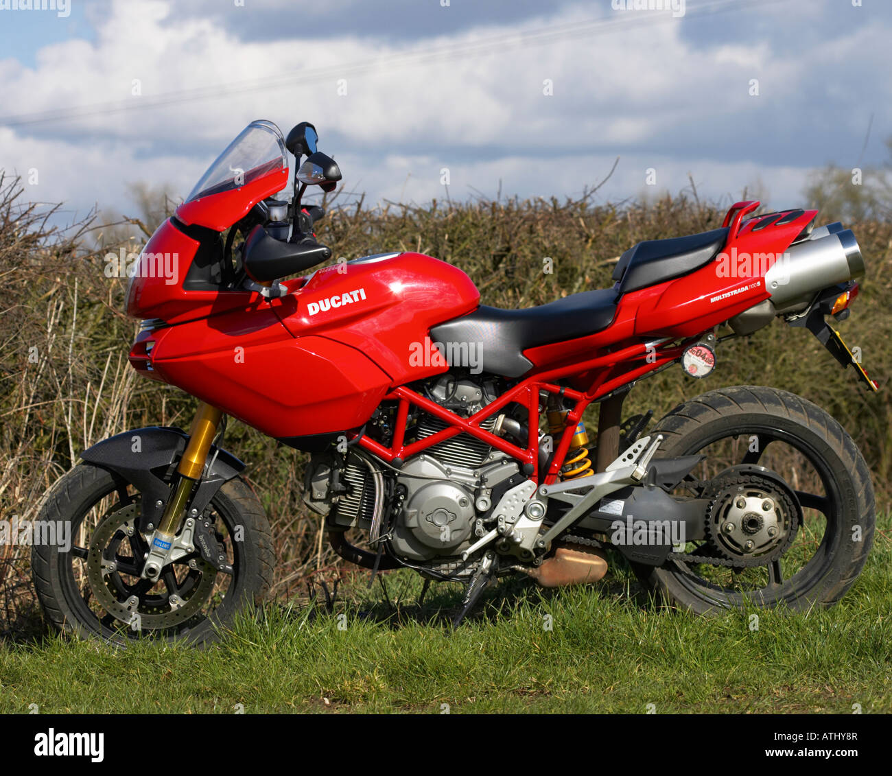 Ducati multistrada motorcycle Stock Photo - Alamy