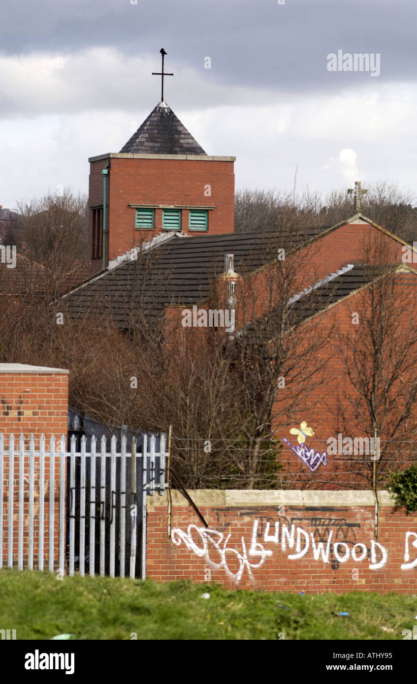 THE CHURCH AT LUNDWOOD BARNSLEY YORKSHIRE John Robertson 2005 Stock ...