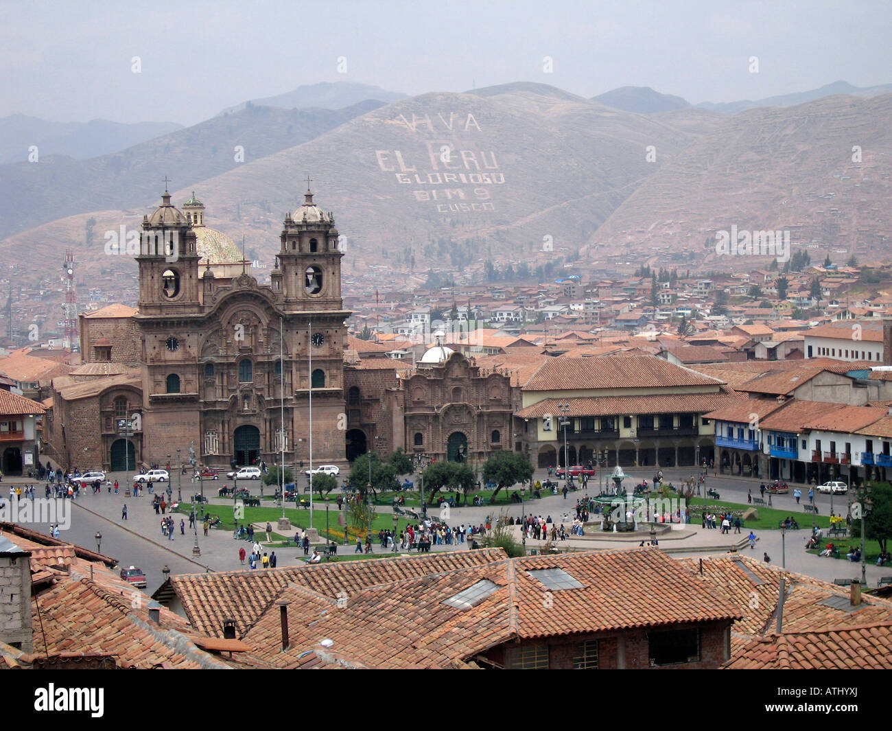 Cuzco, Peru's Plaza de Armas, the Andean city's main square and called ...