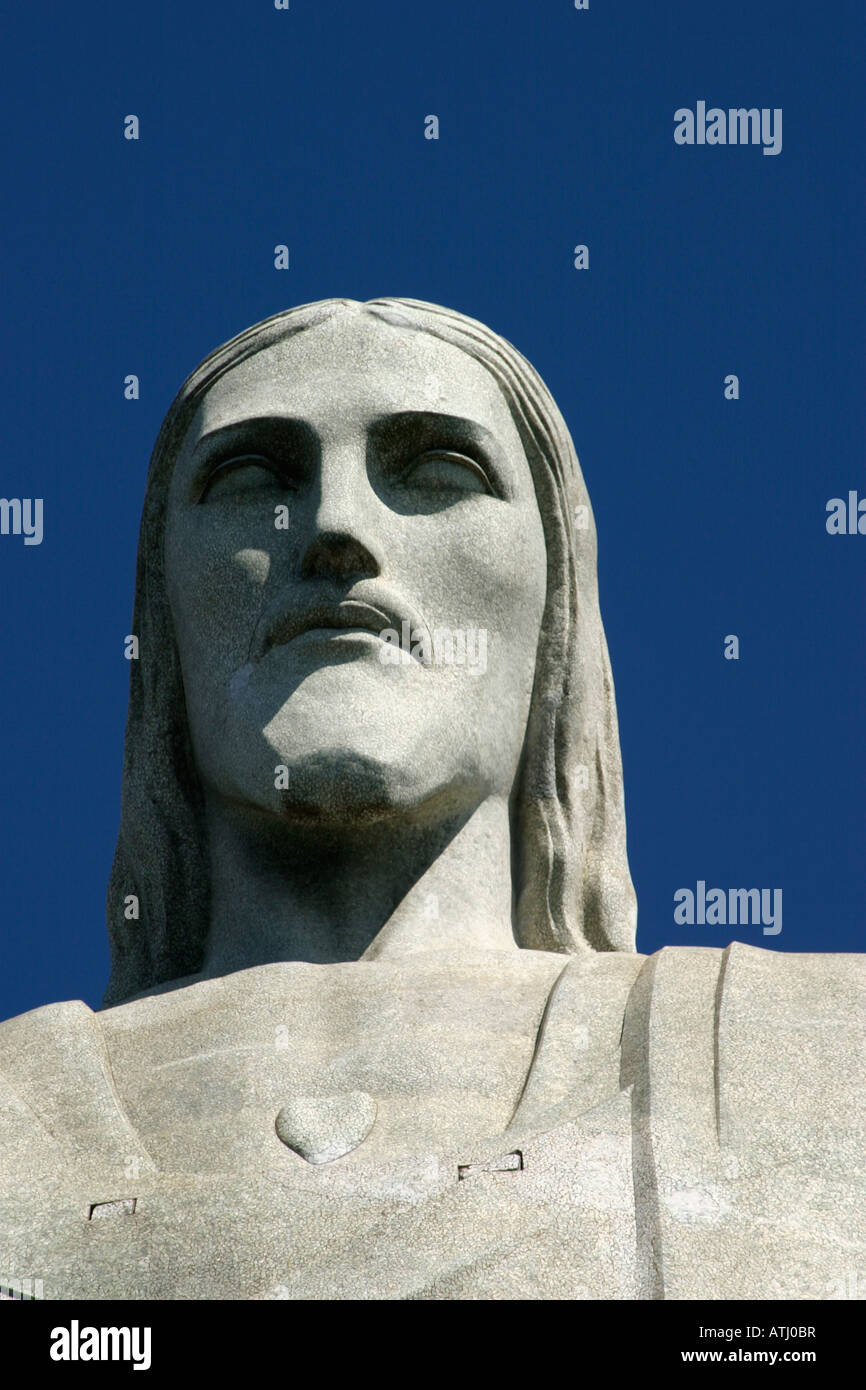 Christ the redeemer face hi-res stock photography and images - Alamy