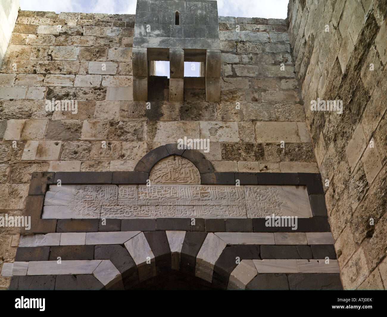 main entrance, citadel, Tripoli, Lebanon Stock Photo - Alamy