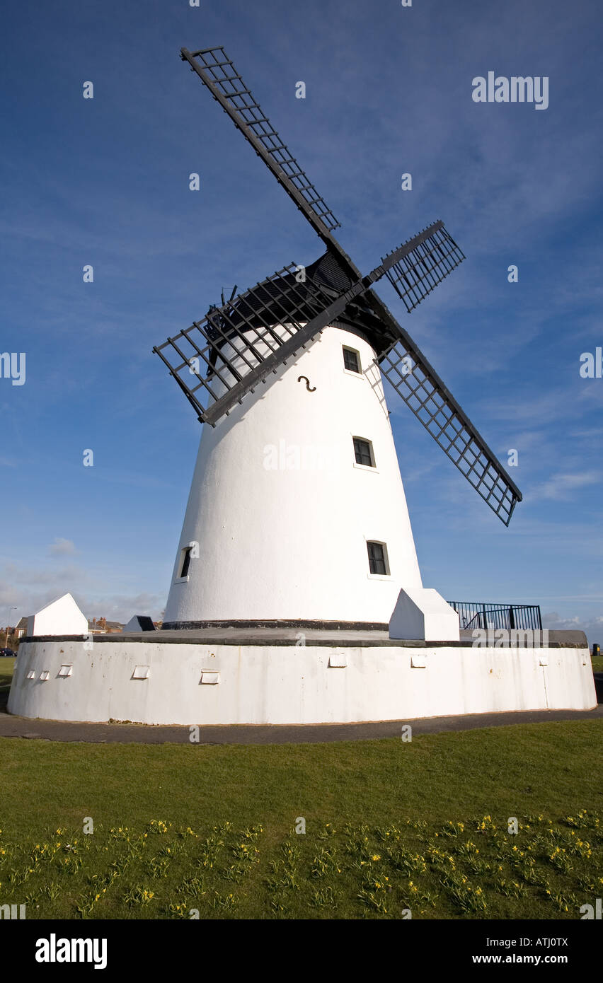 Lytham windmill lancashire Stock Photo - Alamy