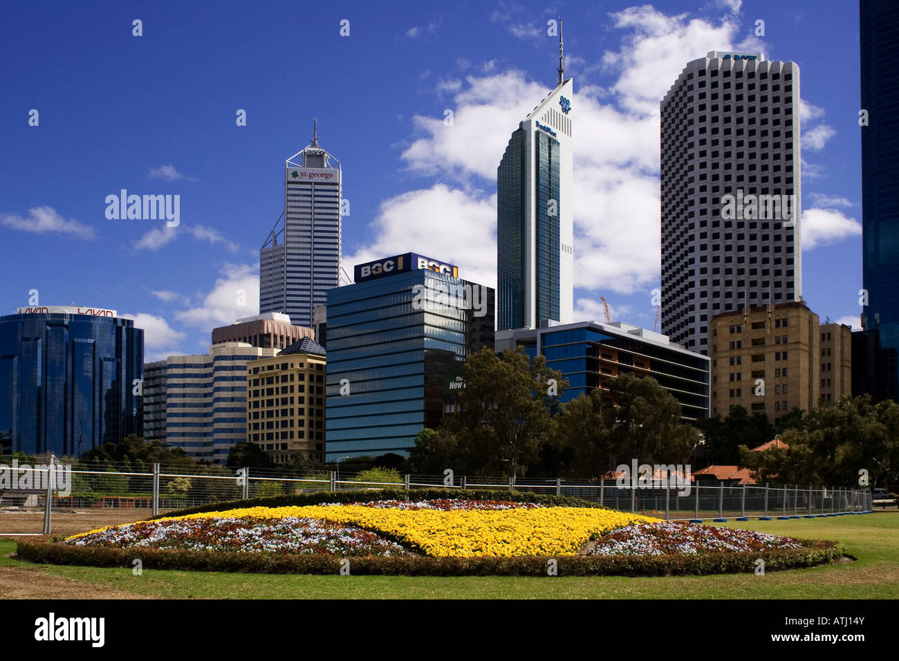 Perth city skyline,western australia Stock Photo - Alamy