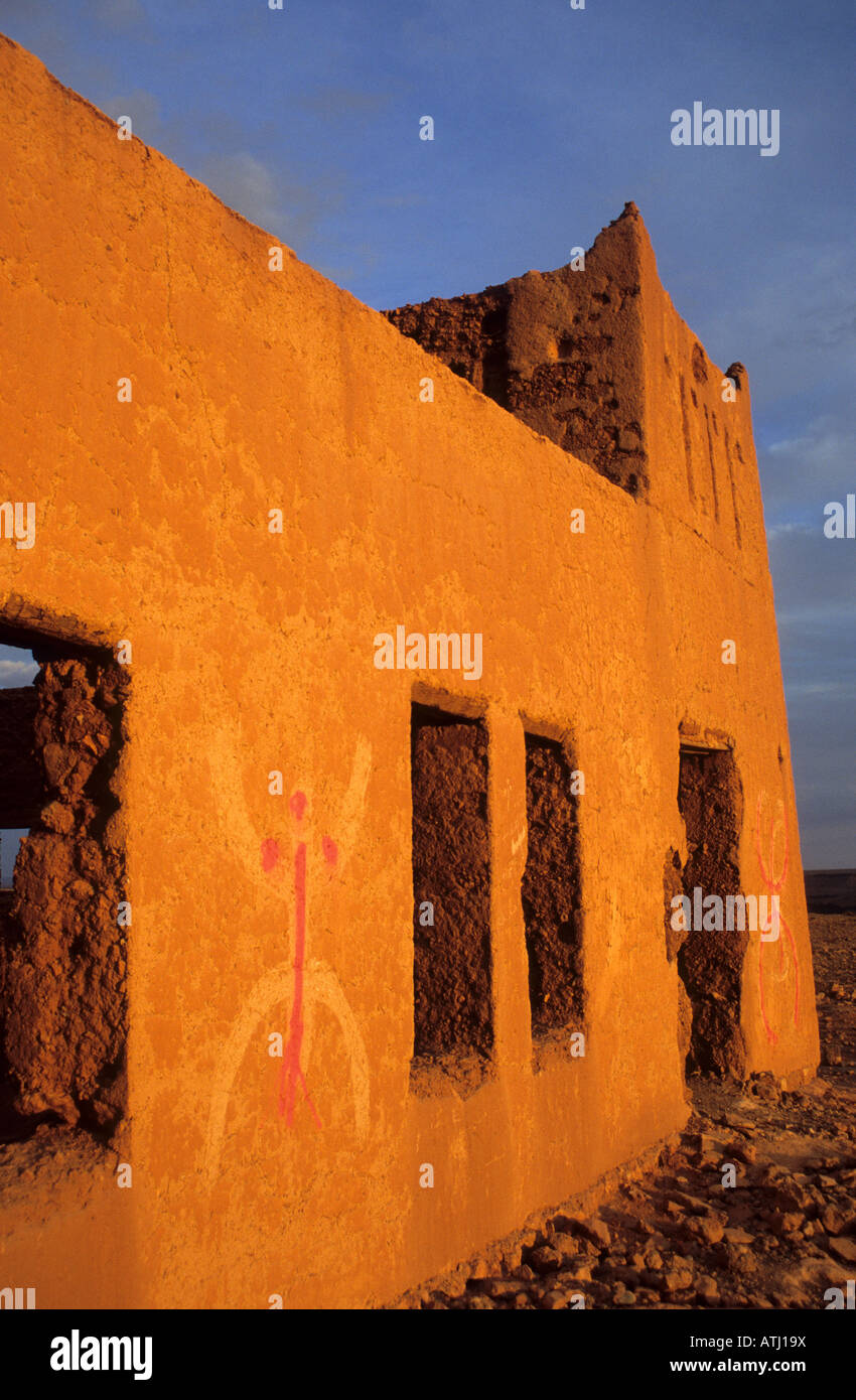 Deserted kasbah, Er Rachidia area, Morroco Stock Photo - Alamy