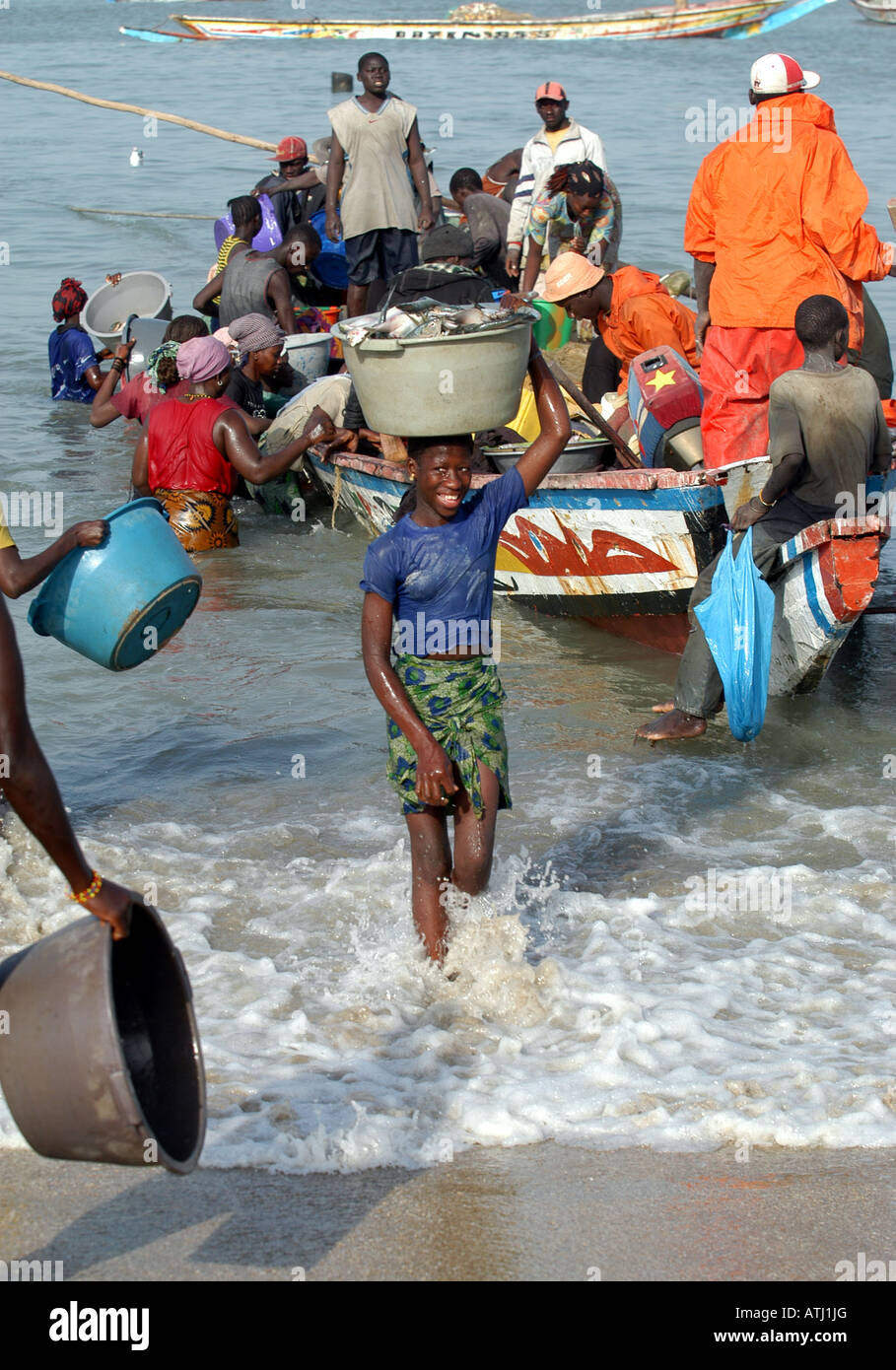 Tanji fishing village gambia hi-res stock photography and images - Alamy