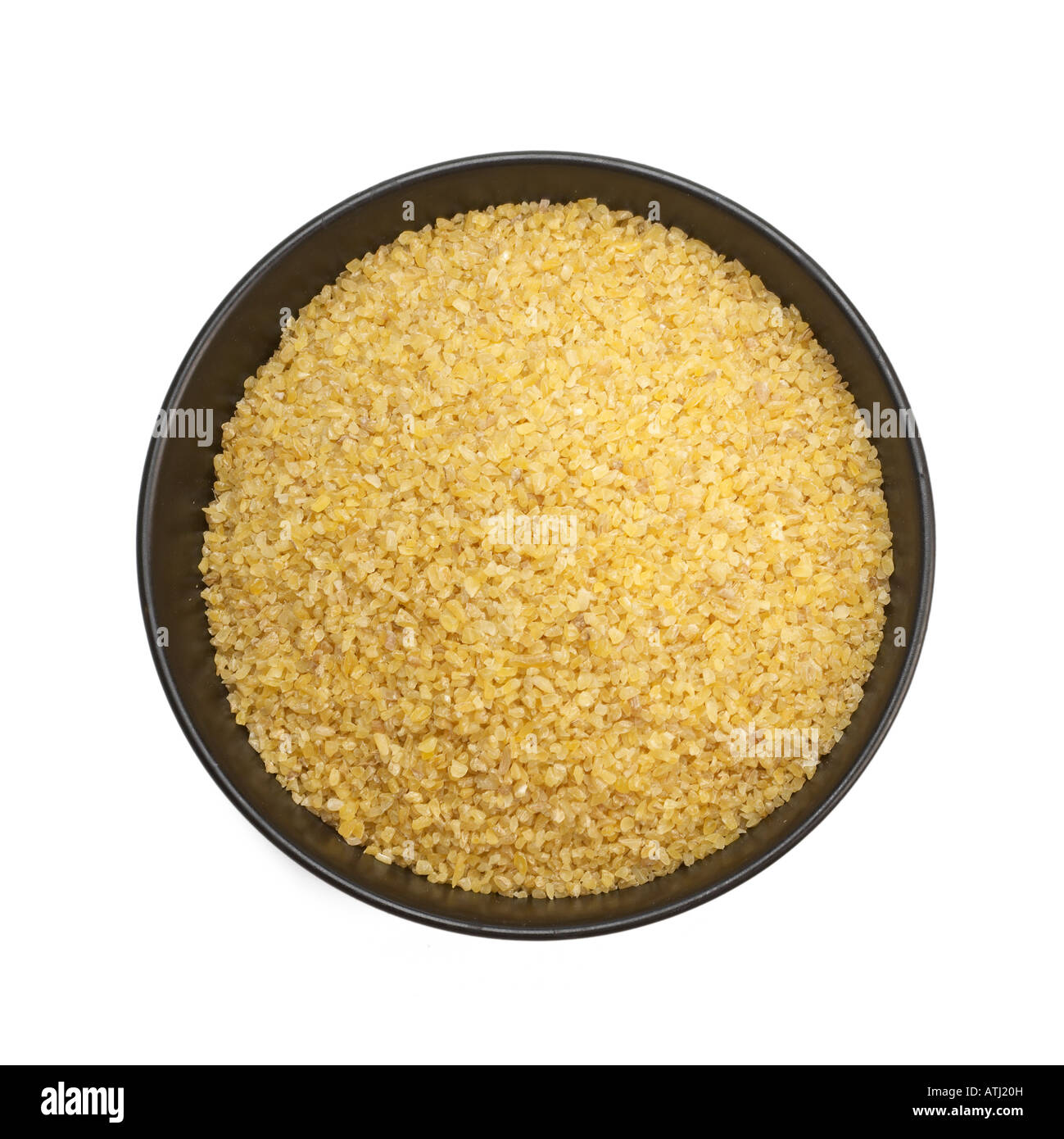 Cracked Wheat or Bulgar in bowl Stock Photo - Alamy