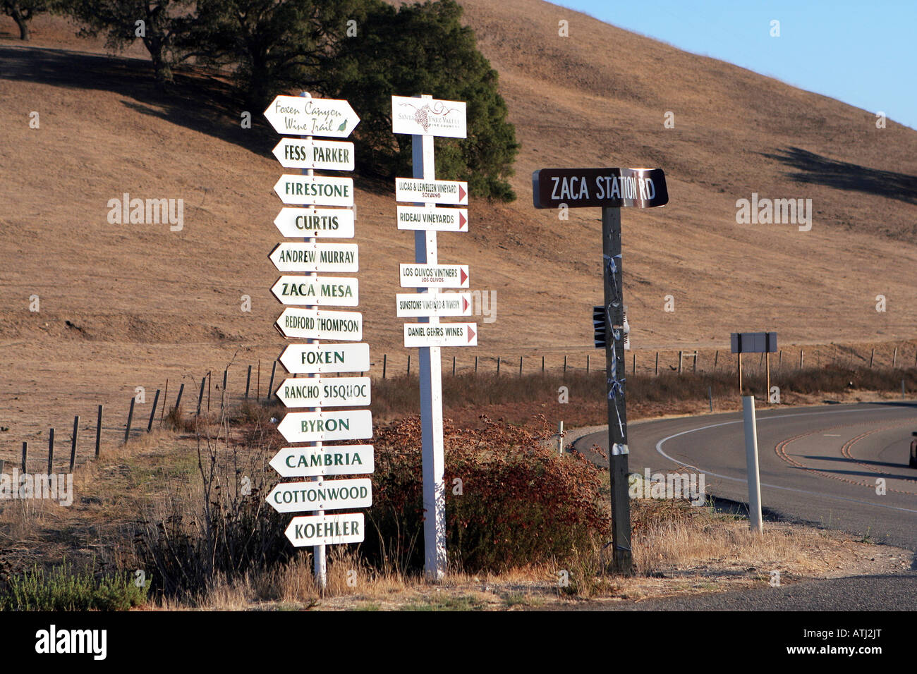 Winery Road Signs High Resolution Stock Photography and Images - Alamy