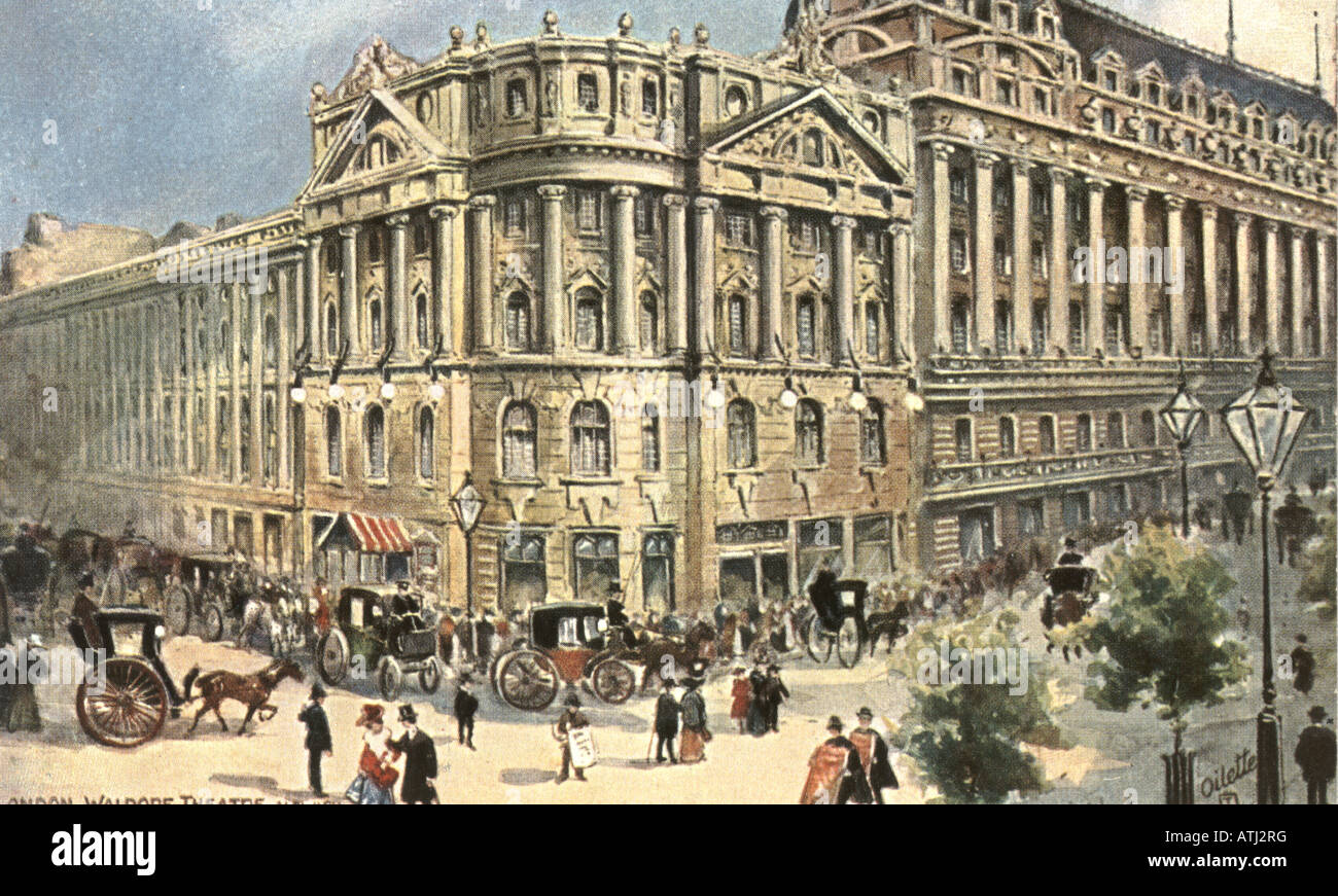 Picture postcard of the Aldwich, London circa 1905 Stock Photo - Alamy