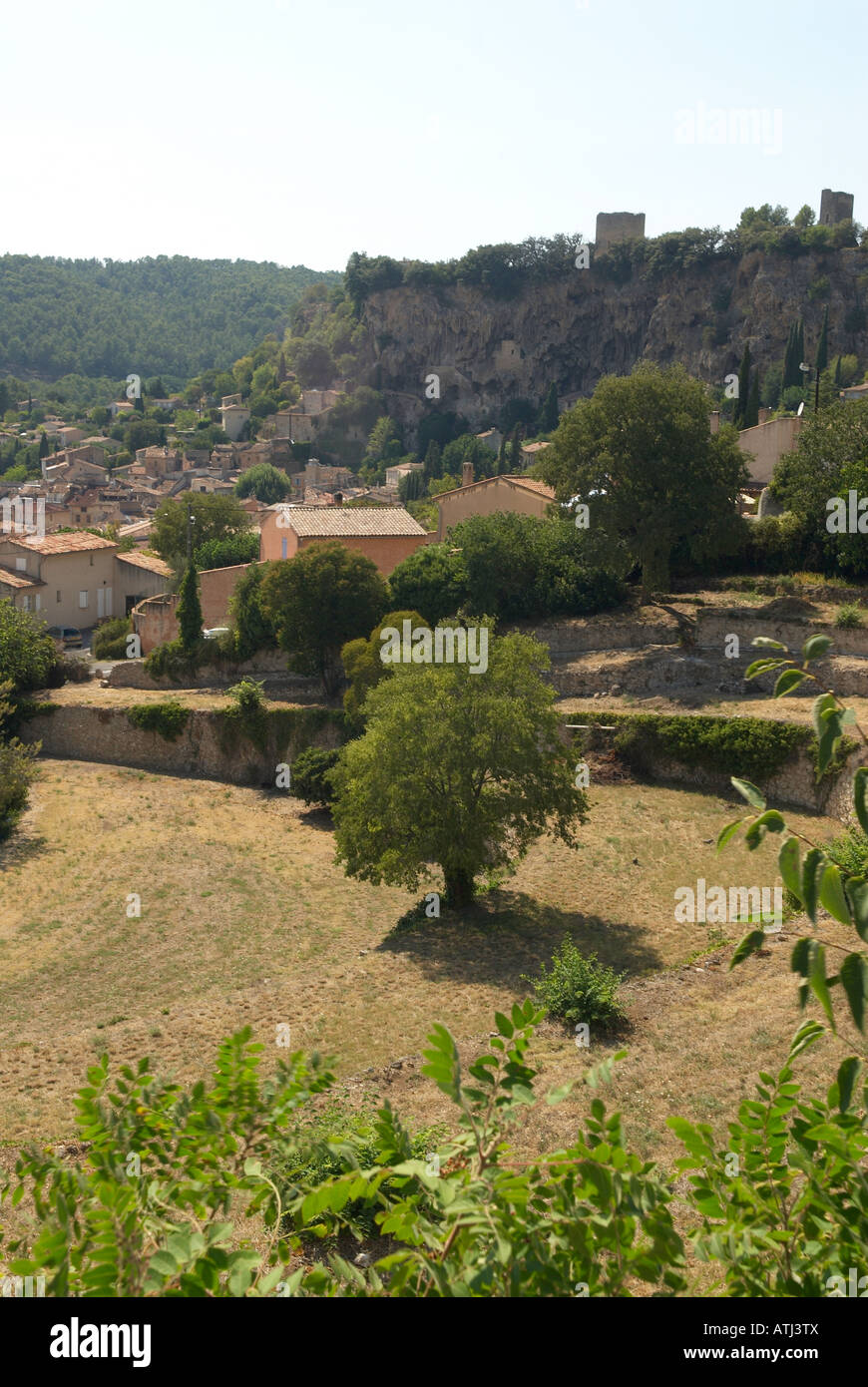provencal village france Stock Photo - Alamy