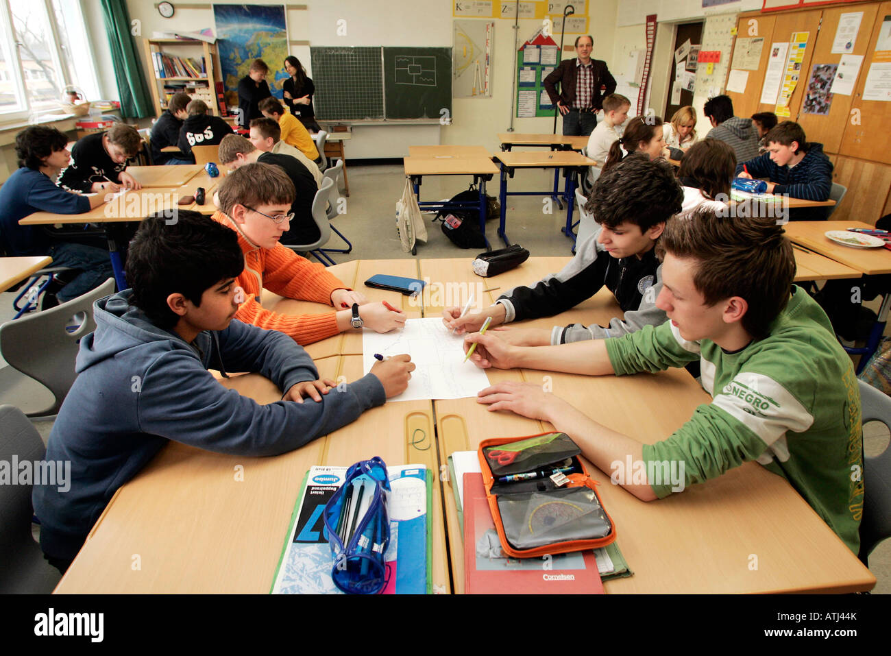 Pupils in german school hi-res stock photography and images - Alamy