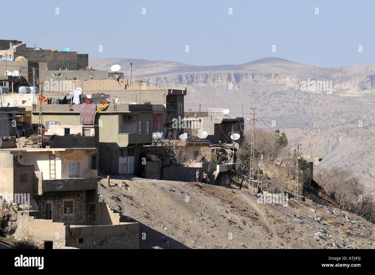 Kurdish houses in the small city of Mardin, one of the architectural ...