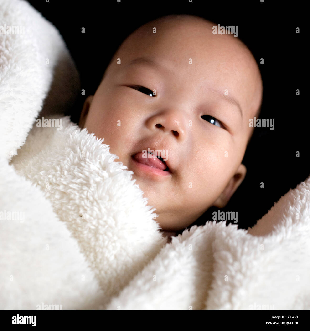 Portrait of Asian baby Stock Photo - Alamy
