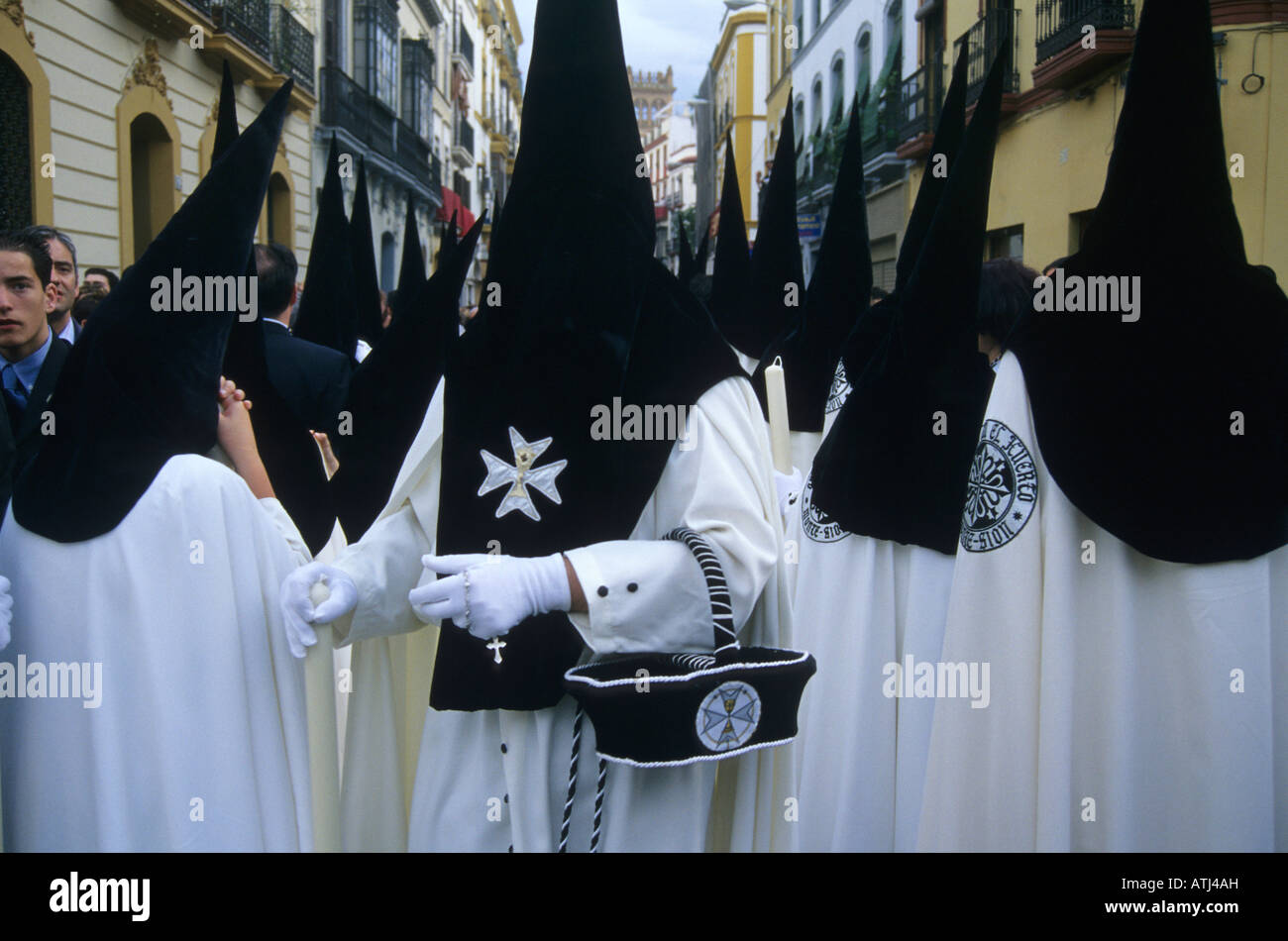 White capirote hi-res stock photography and images - Alamy