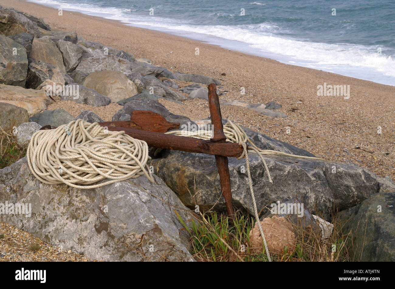 Rusty Anchor High Resolution Stock Photography and Images - Alamy