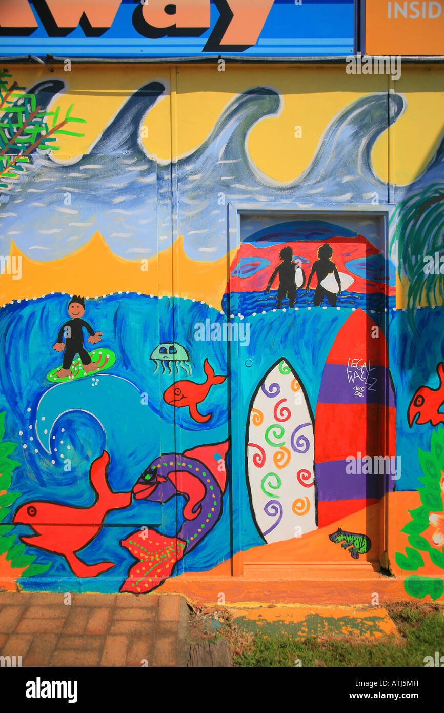 Colourful Take away Snack bar Australia Stock Photo - Alamy