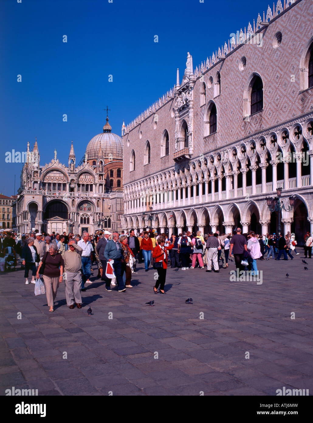 St Marks Square Venice Italy at the Doges Palace Stock Photo - Alamy