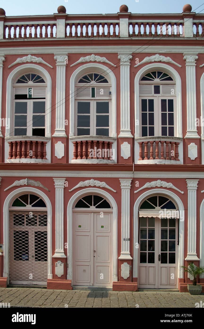 Portuguese style buildings Stock Photo - Alamy