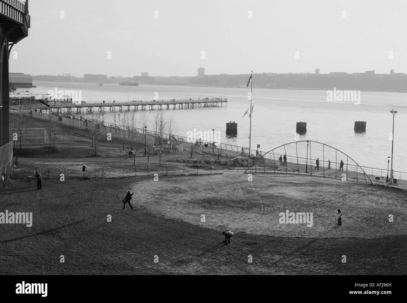 A summers day in Riverside Park New York City Stock Photo - Alamy
