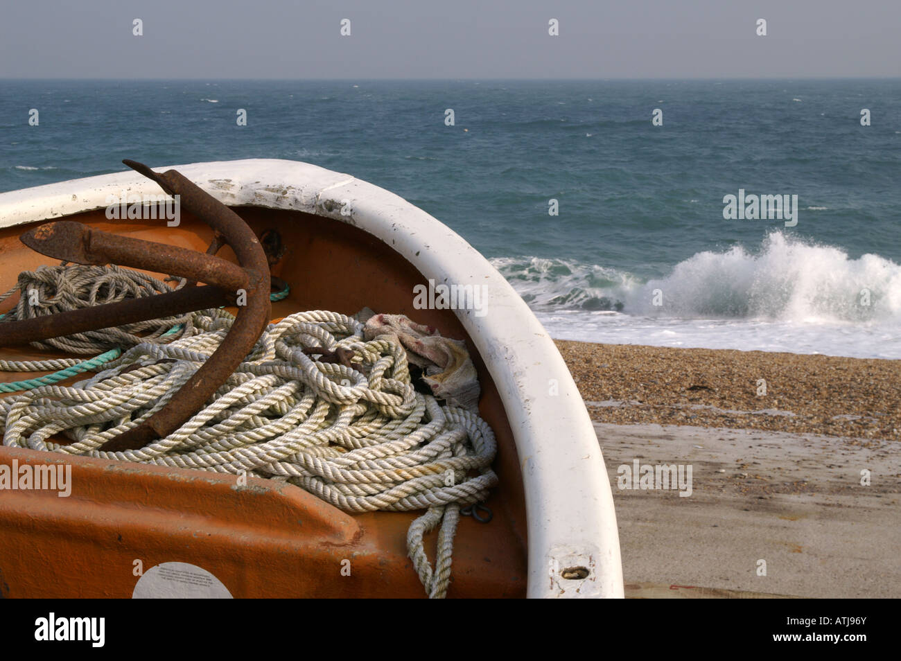 Fishing boat Beesands Devon England Stock Photo - Alamy