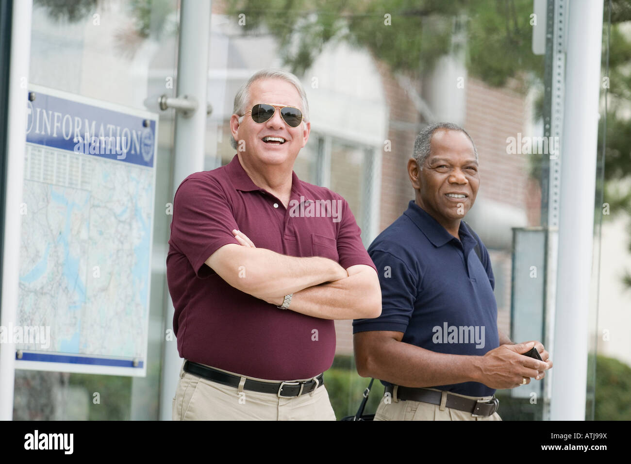 Adult male bus standing side view hi-res stock photography and images ...