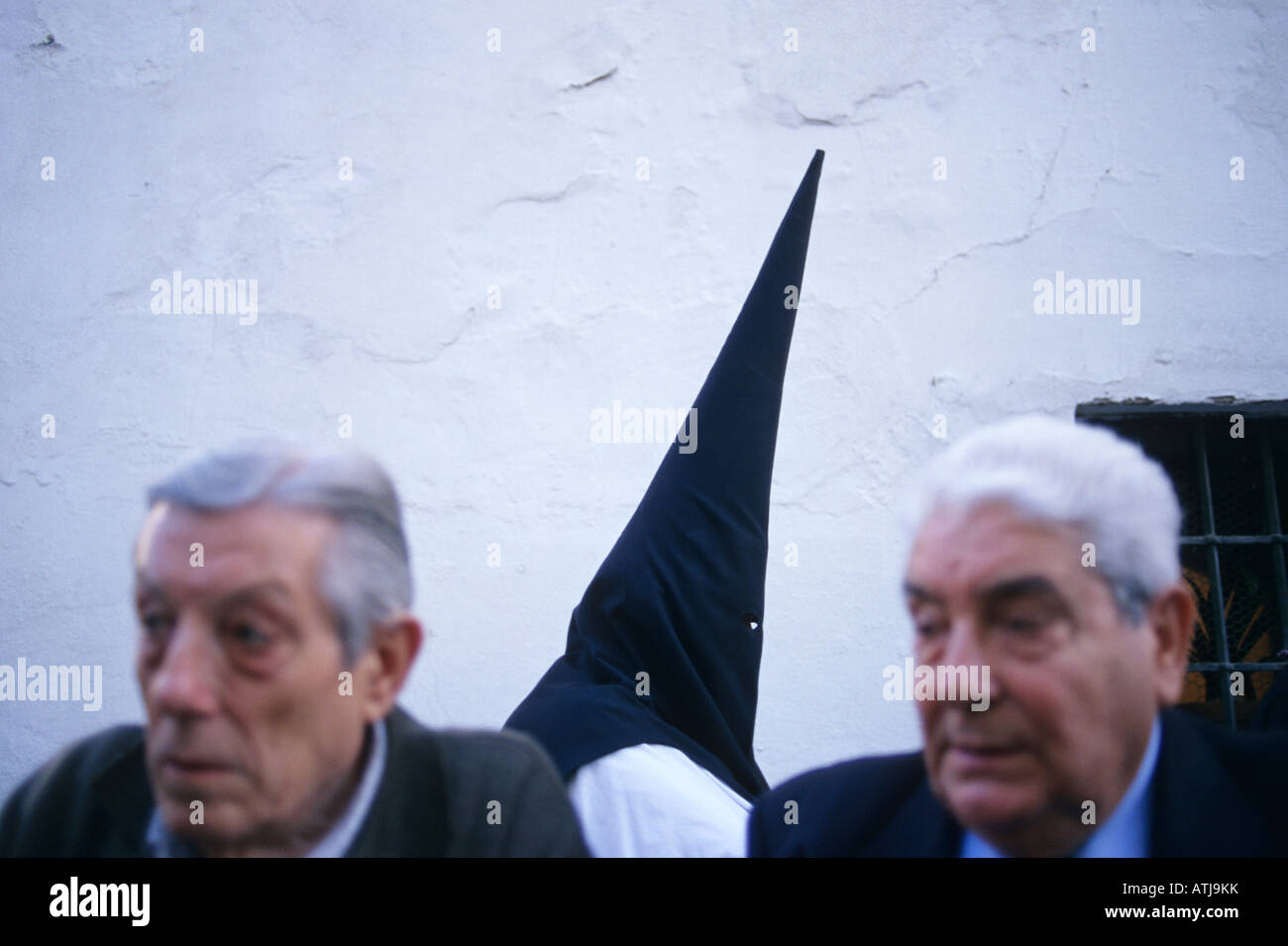Nazareno in Holy Week SEVILLE Andalusia region SPAIN Stock Photo - Alamy