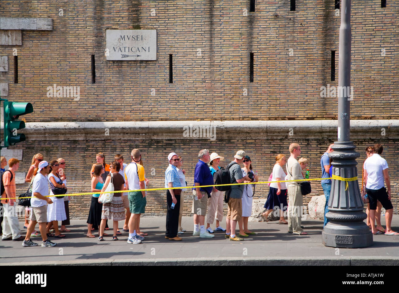 People queuing Vatican Museums Rome Italy Stock Photo - Alamy