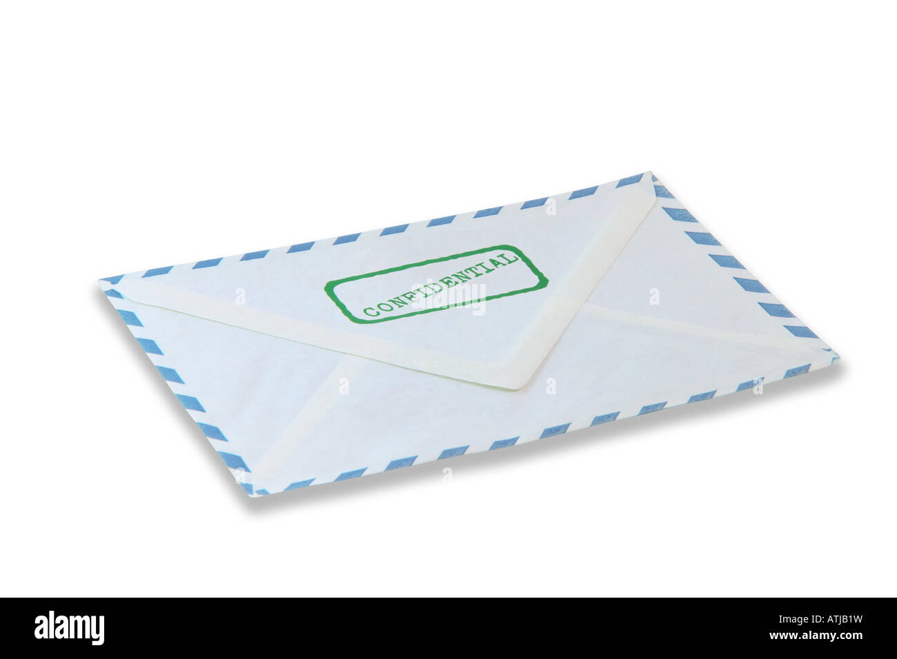 confidential mail message isolated on white background business ...