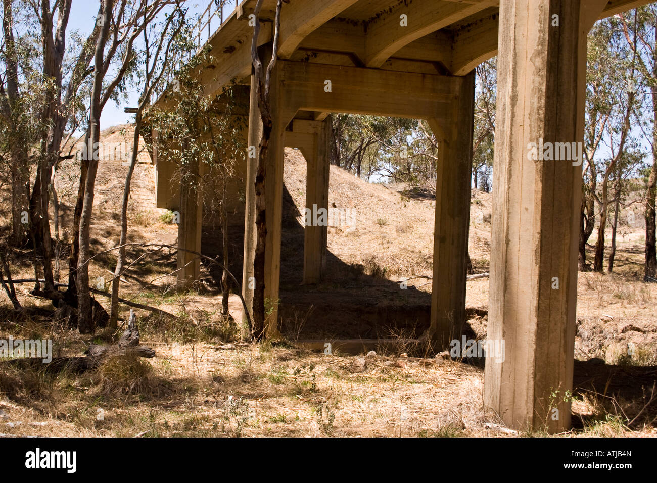 Under a bridge in country NSW, Australia Stock Photo - Alamy